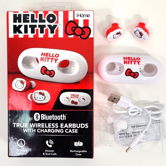 Hello Kitty | Headphones | Hello Kitty Bluetooth True Wireless Earbuds ...